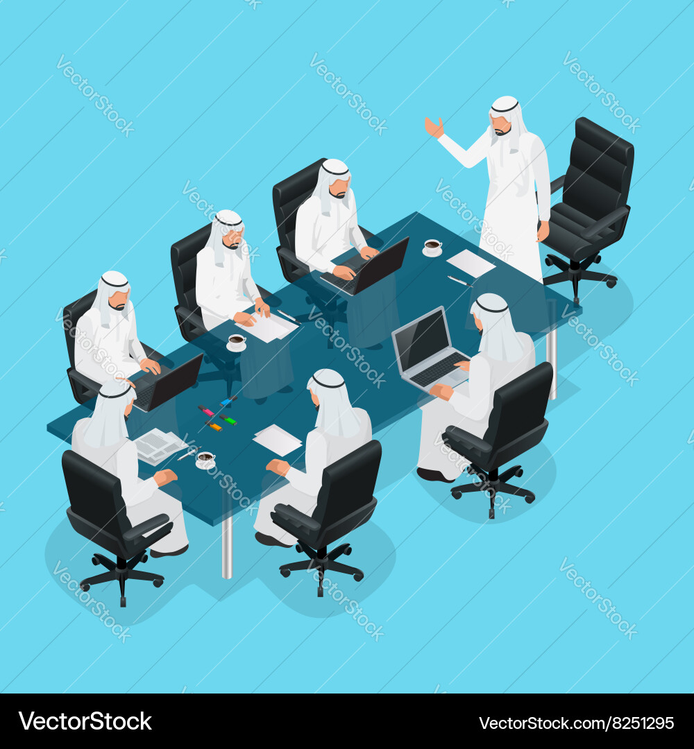 Business meeting concept international Royalty Free Vector