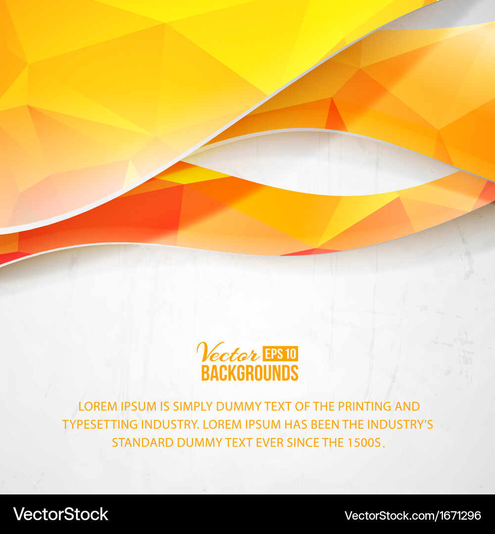 Abstract triangle wave design Royalty Free Vector Image