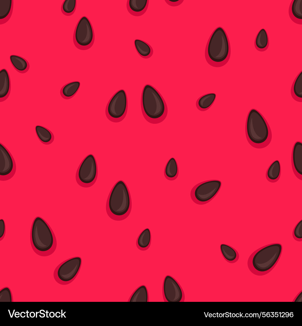 Watermelon seamless pattern juicy flesh with Vector Image