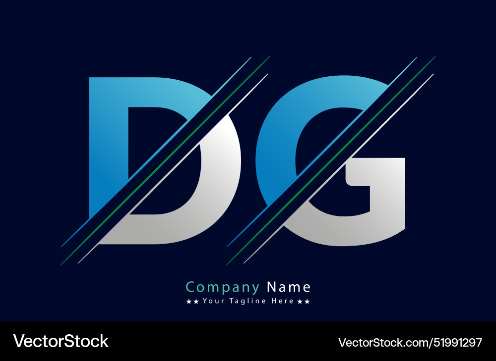 Dg letter logo design template Royalty Free Vector Image Dg letter logo design template Royalty Free Vector Image