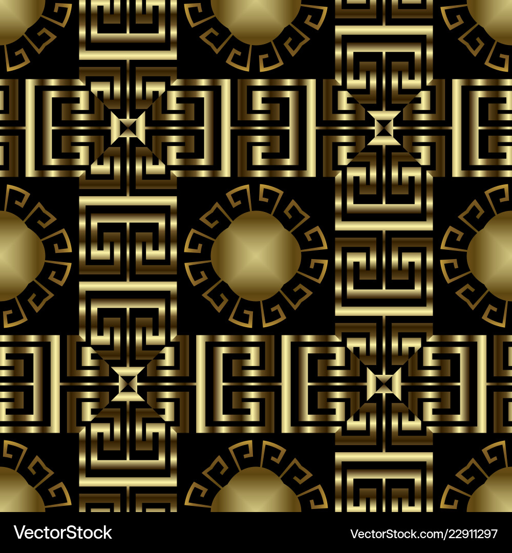 Ornate Greek Key Pattern Royalty Free Vector Image