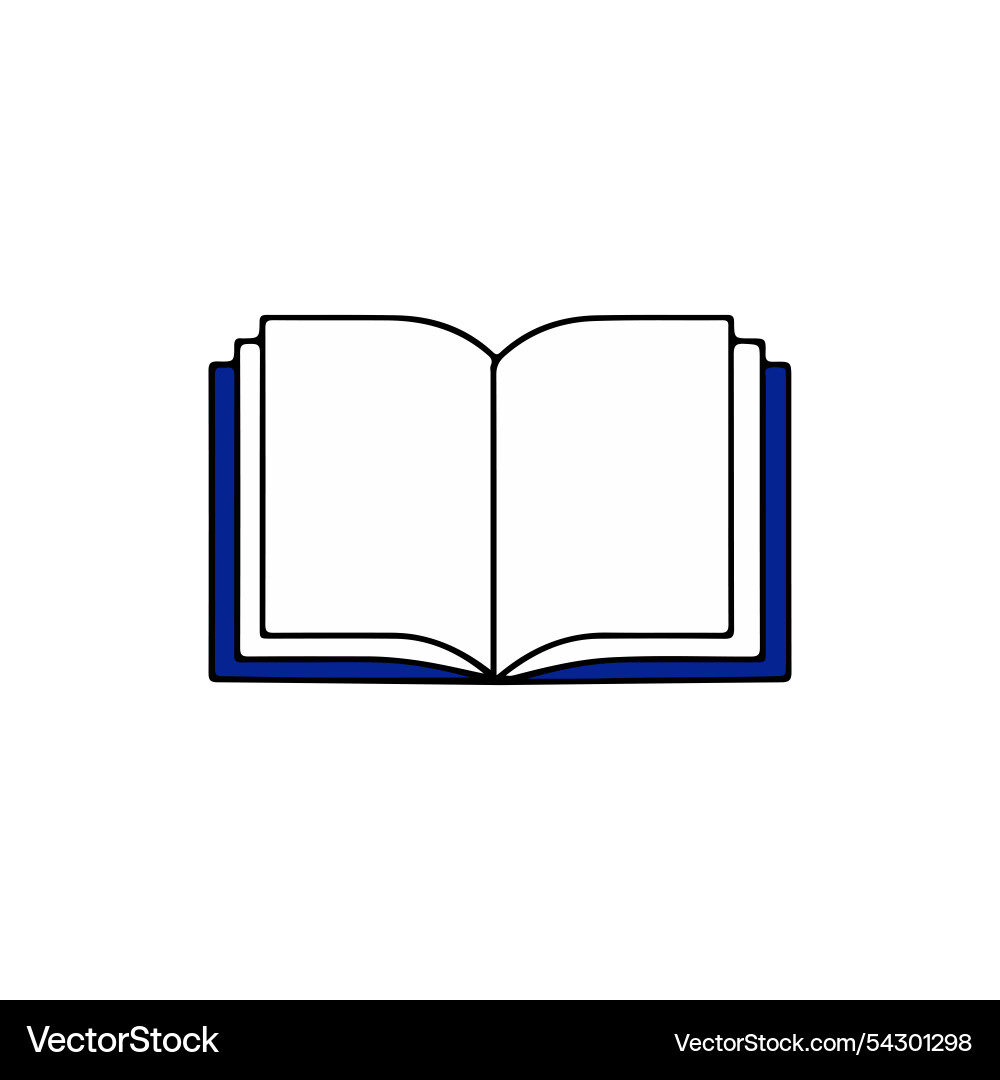 Beautiful textbook icon art Royalty Free Vector Image