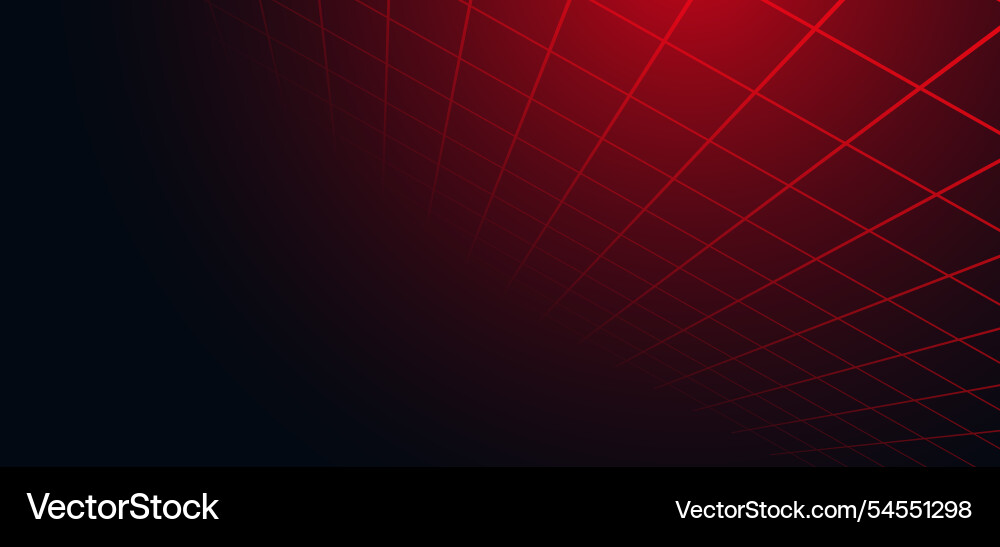 Red abstract background digital technology future Vector Image