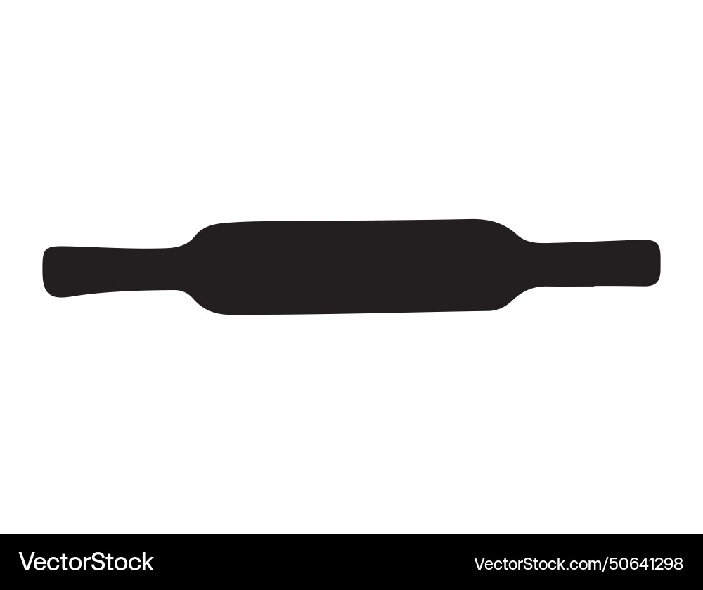 Rolling pin silhouette art Royalty Free Vector Image Rolling pin silhouette art Royalty Free Vector Image
