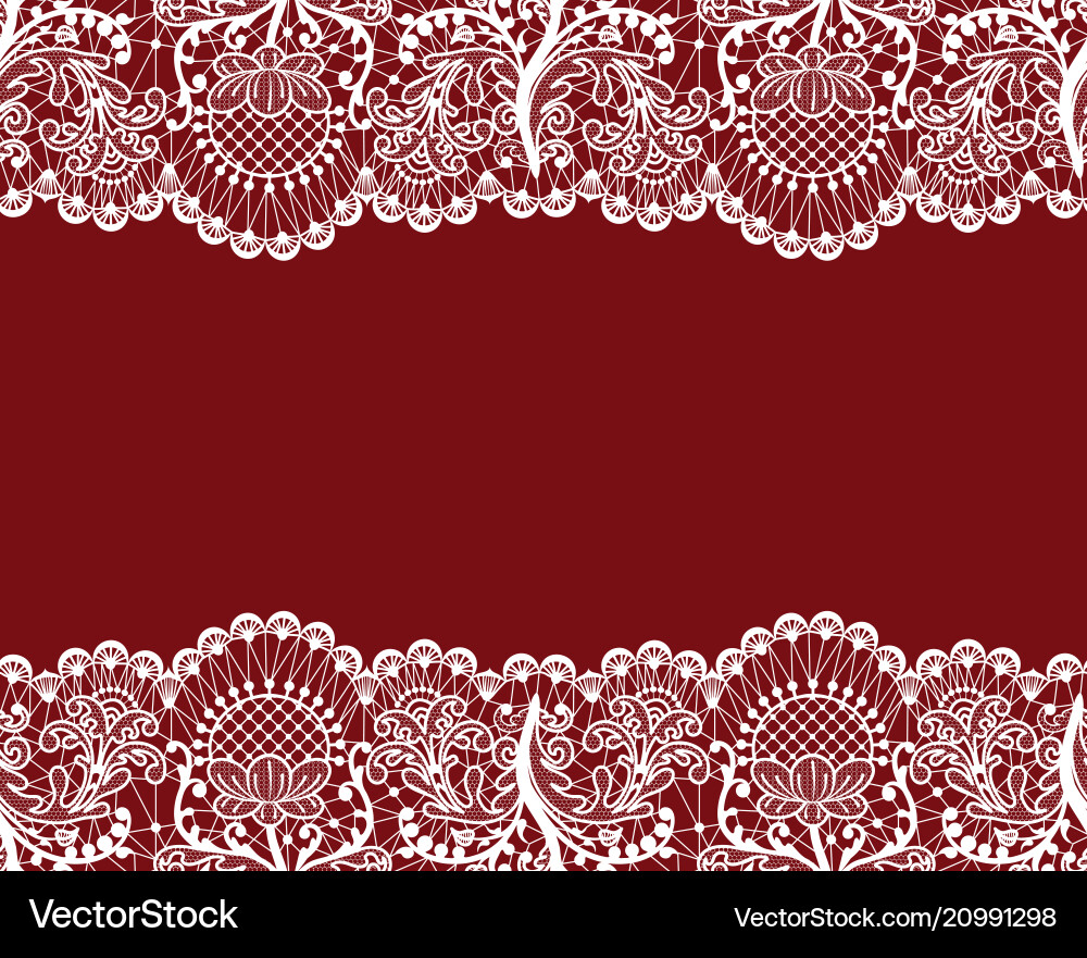 Seamless white lace Royalty Free Vector Image - VectorStock