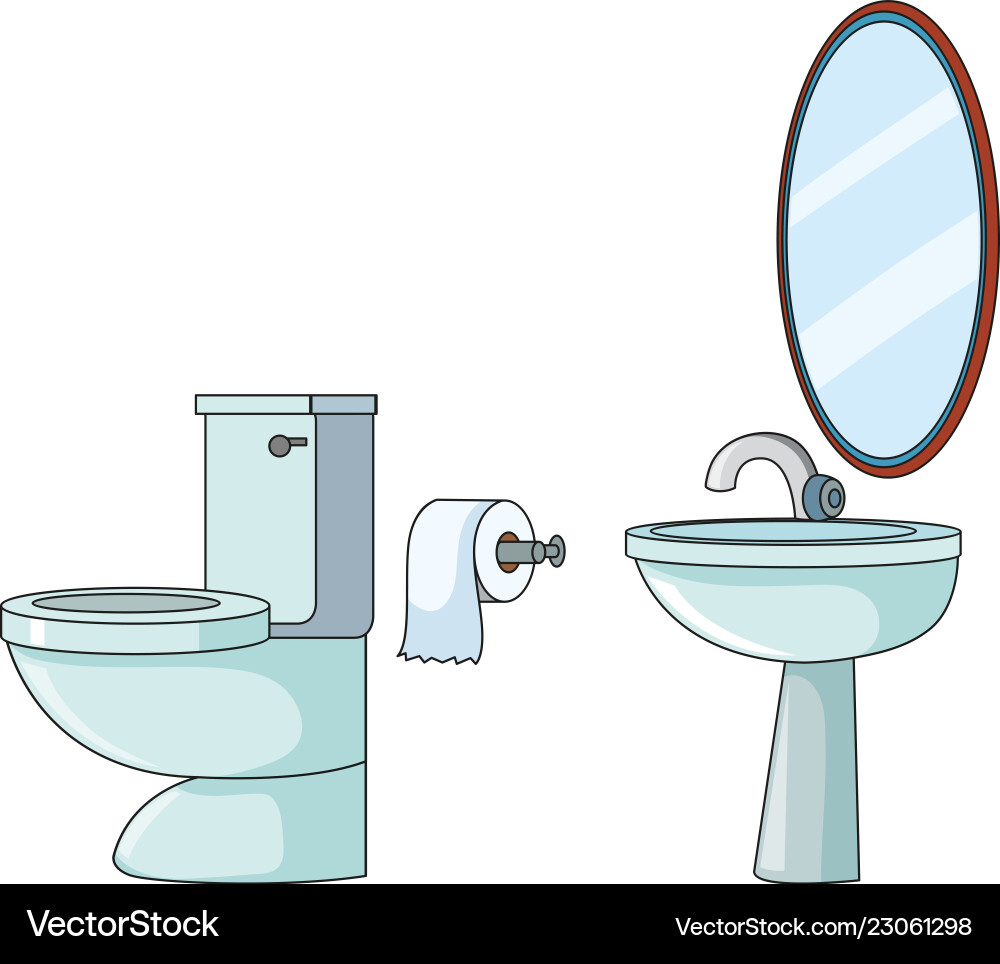 Set of toilet element Royalty Free Vector Image