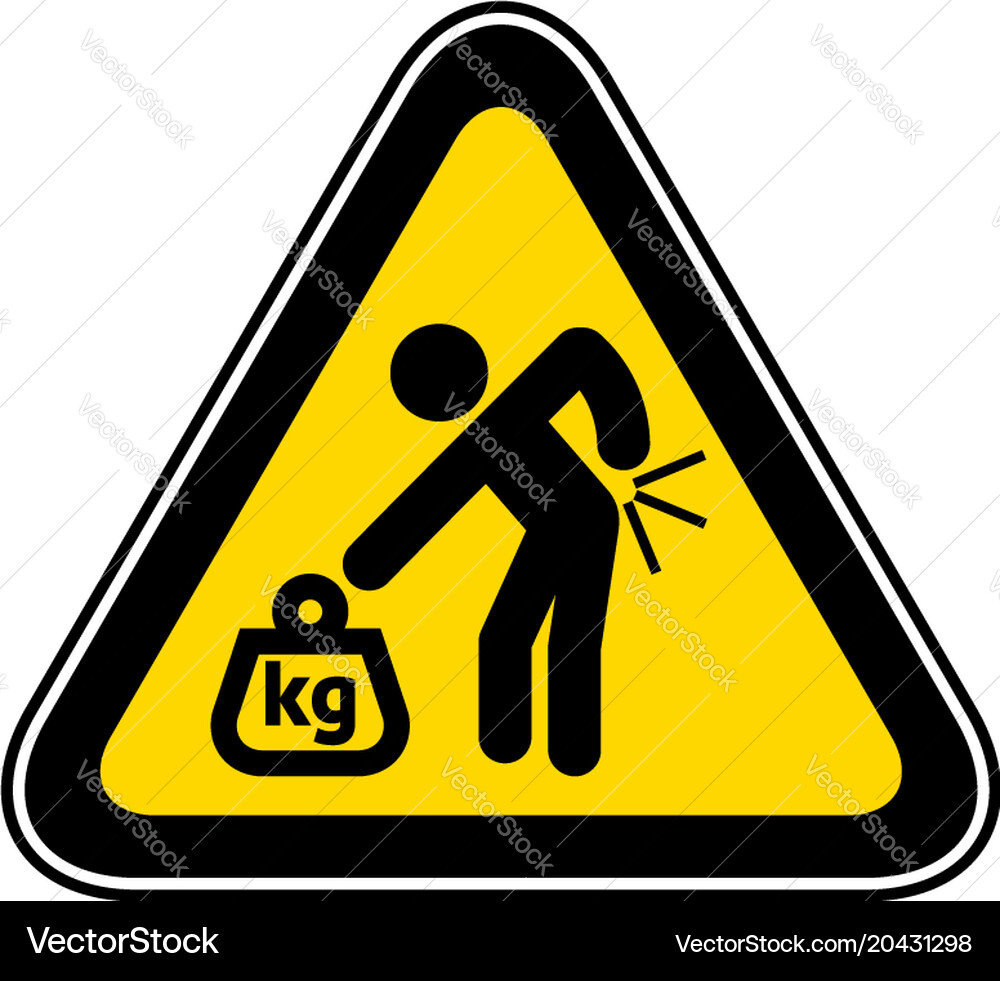 Triangular warning hazard symbol Royalty Free Vector Image