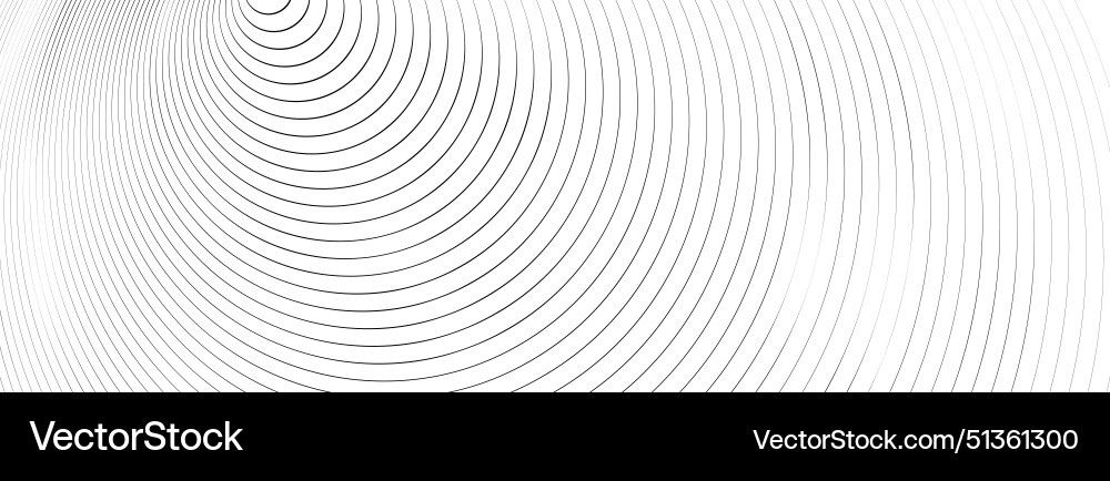 Circular stripe backgrounds abstract radial Vector Image