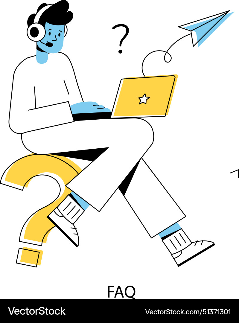 Faq Royalty Free Vector Image - VectorStock