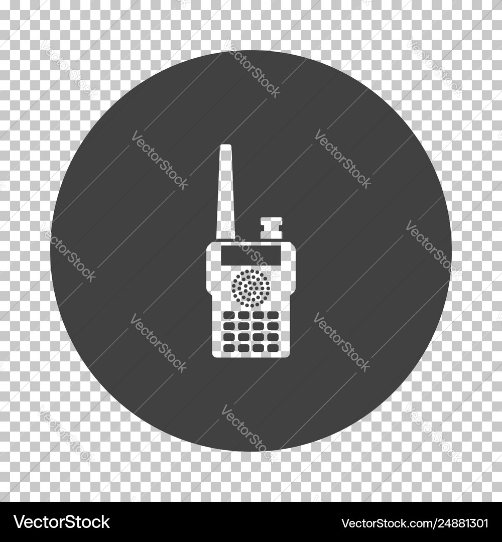 Portable radio icon Royalty Free Vector Image - VectorStock