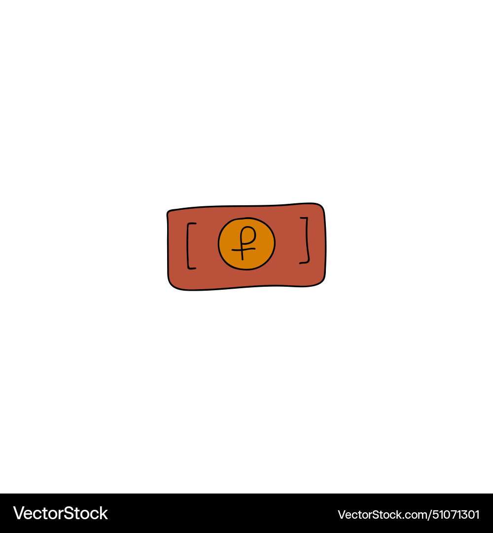 Russian ruble russian ruble banknote Royalty Free Vector
