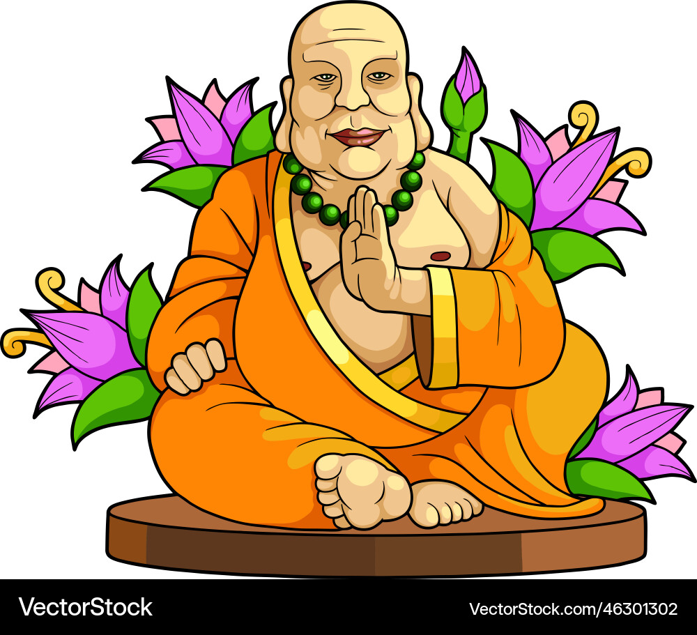 Funny Buddha Cartoon