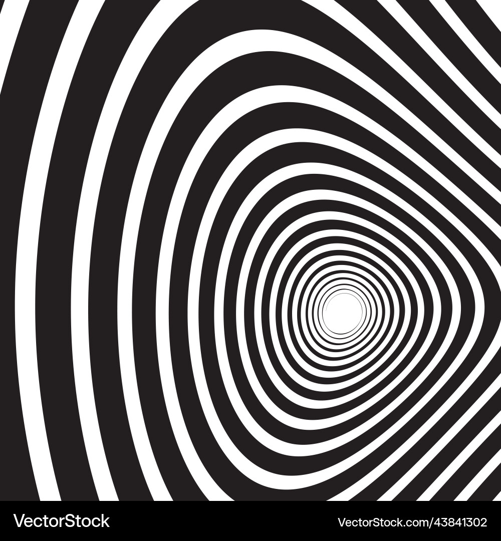 Psychedelic optical illusion Royalty Free Vector Image