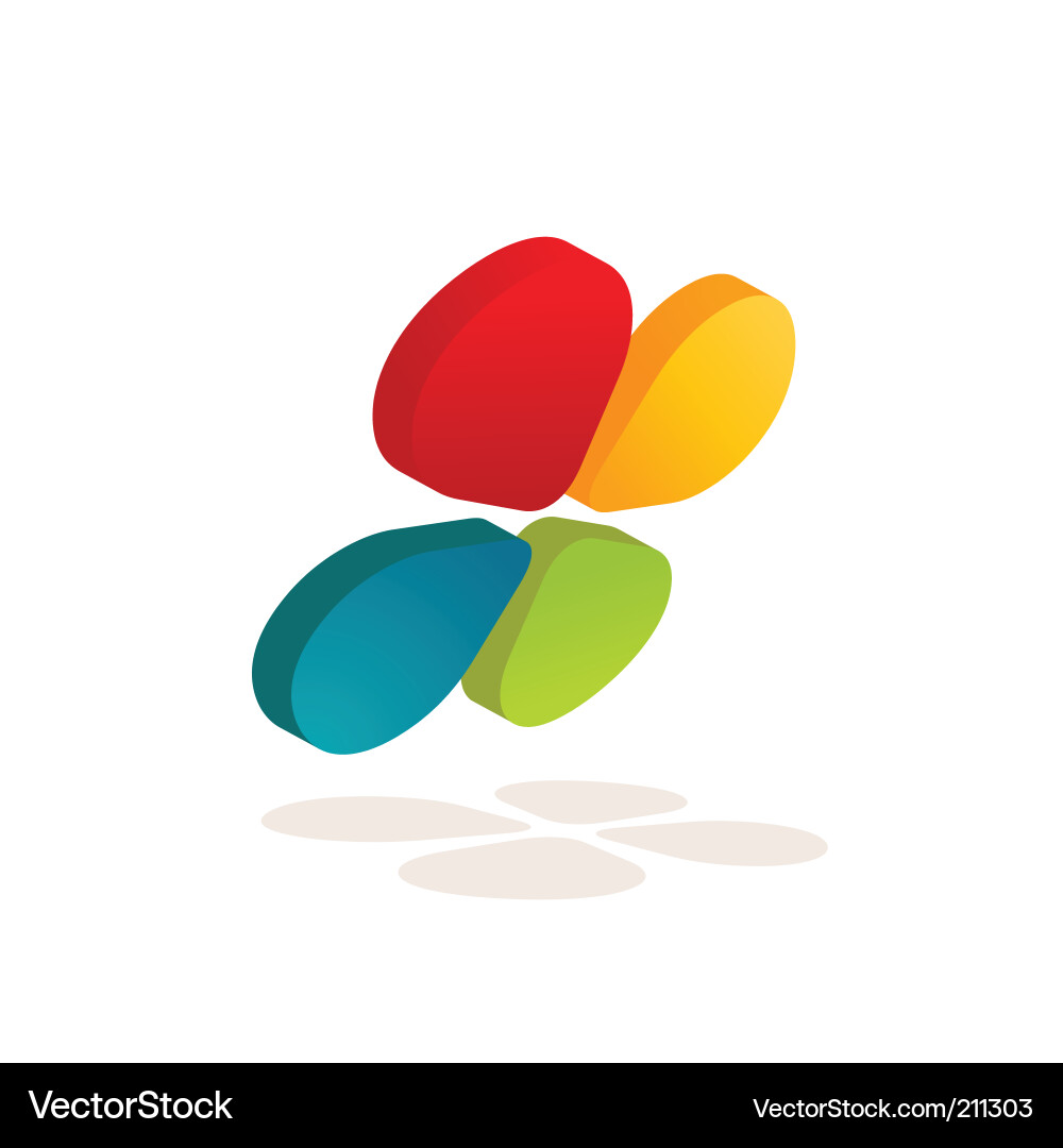 Abstract icon Royalty Free Vector Image - VectorStock