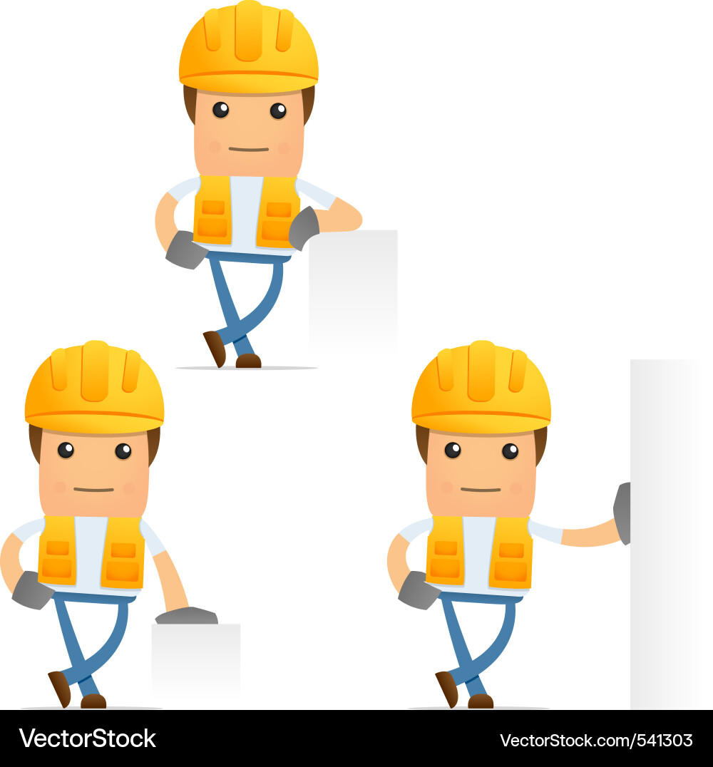 Construction worker Royalty Free Vector Image - VectorStock