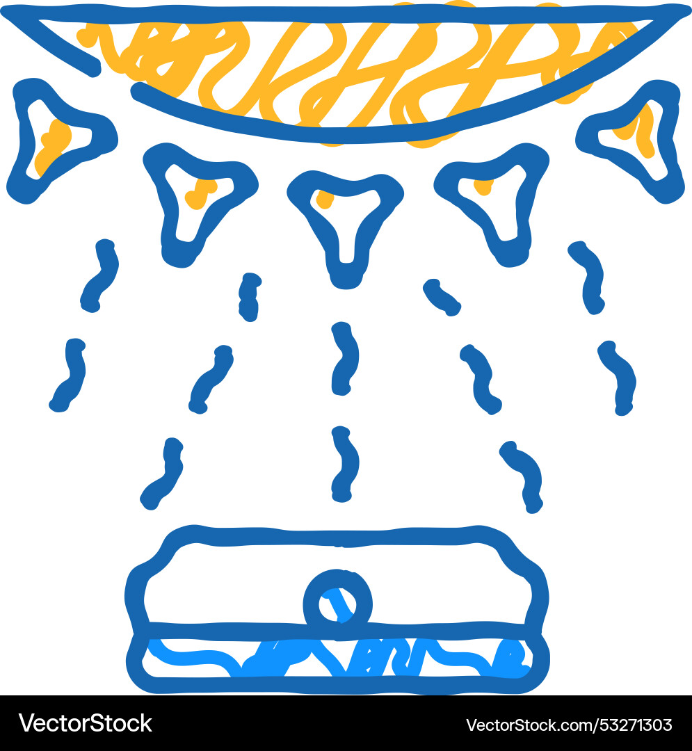 Light sensor icon doodle Royalty Free Vector Image