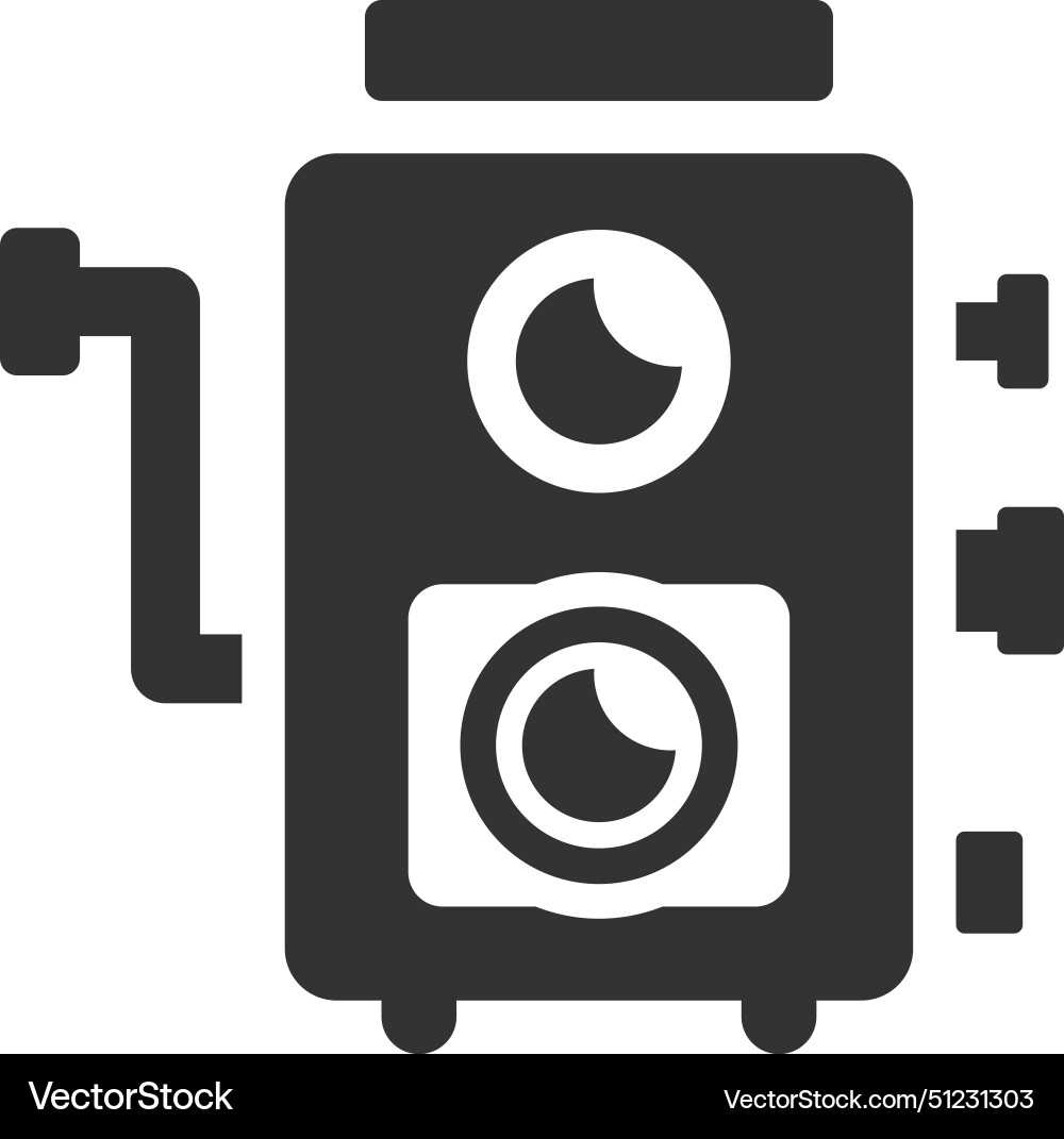 Old camera icon Royalty Free Vector Image - VectorStock