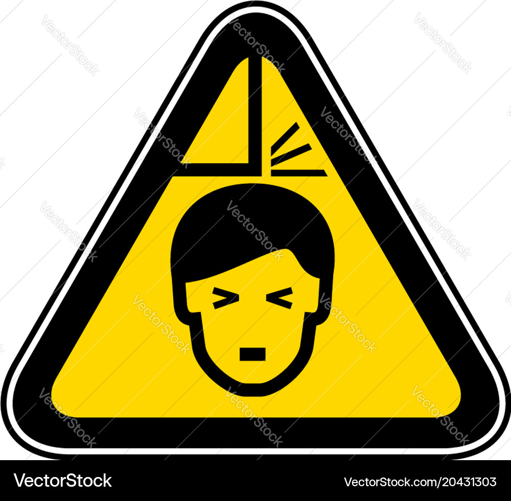 Triangular warning hazard symbol Royalty Free Vector Image