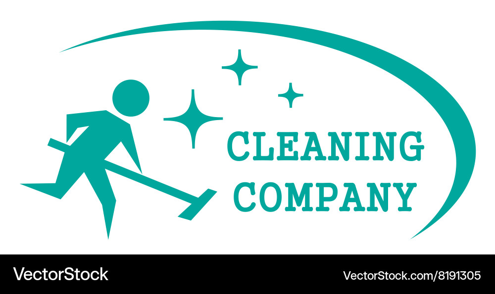 Cleaning Man Symbol Royalty Free Vector Image - VectorStock