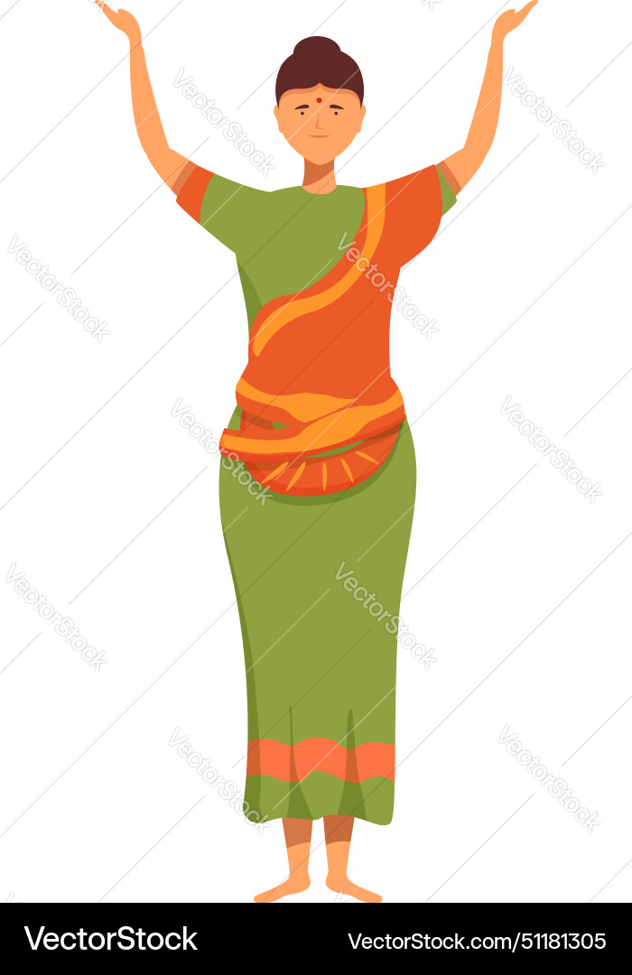 Dancer lady beauty icon cartoon design Royalty Free Vector
