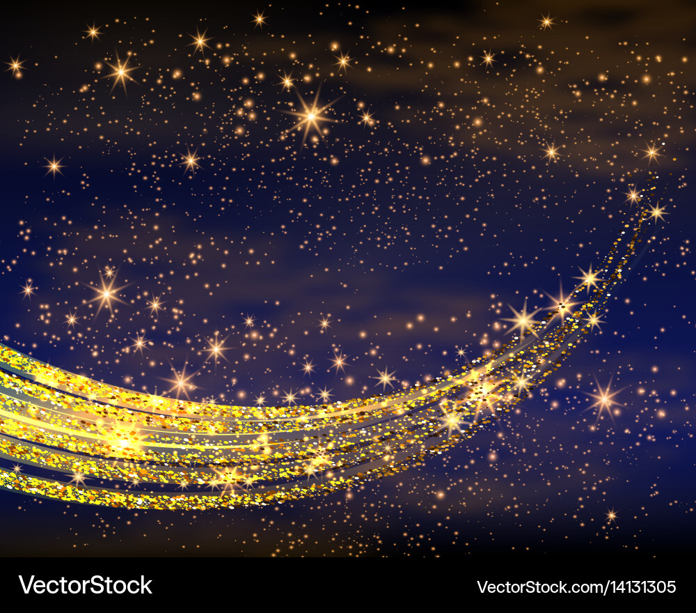 Fairy Dust Background Gold Fairy Dust Transparent Background Stock