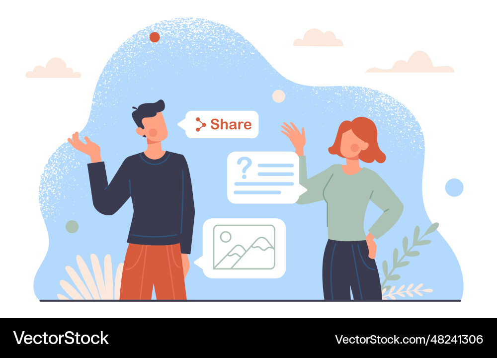 Conclusion with question concept Royalty Free Vector Image