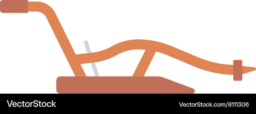 Manual Agricultural Plow Royalty Free Vector Image