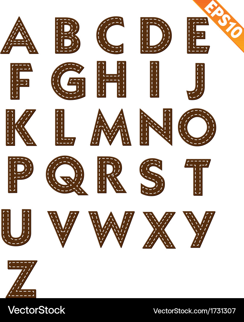 Alphabet Royalty Free Vector Image - VectorStock
