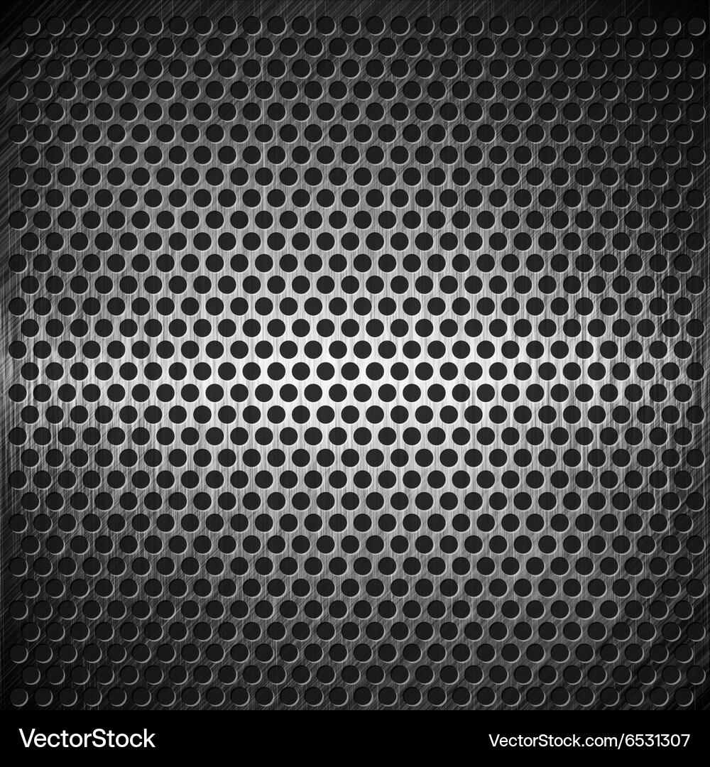 Dotted metal background design Royalty Free Vector Image