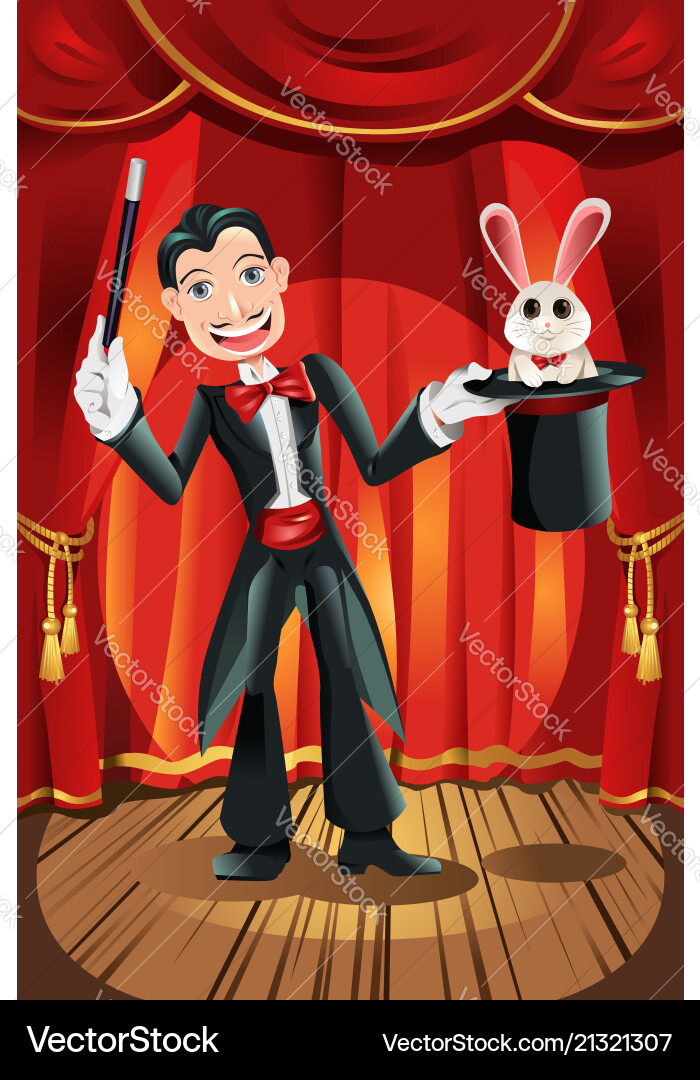 Magician Royalty Free Vector Image - VectorStock