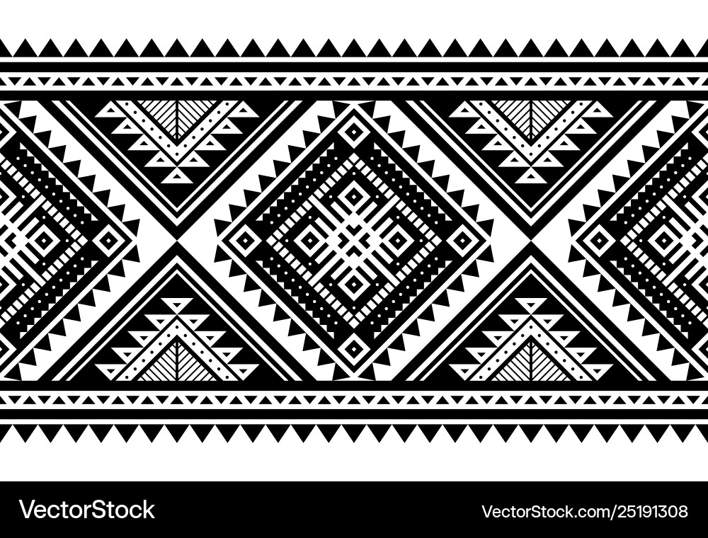 Aztec style ornament Royalty Free Vector Image
