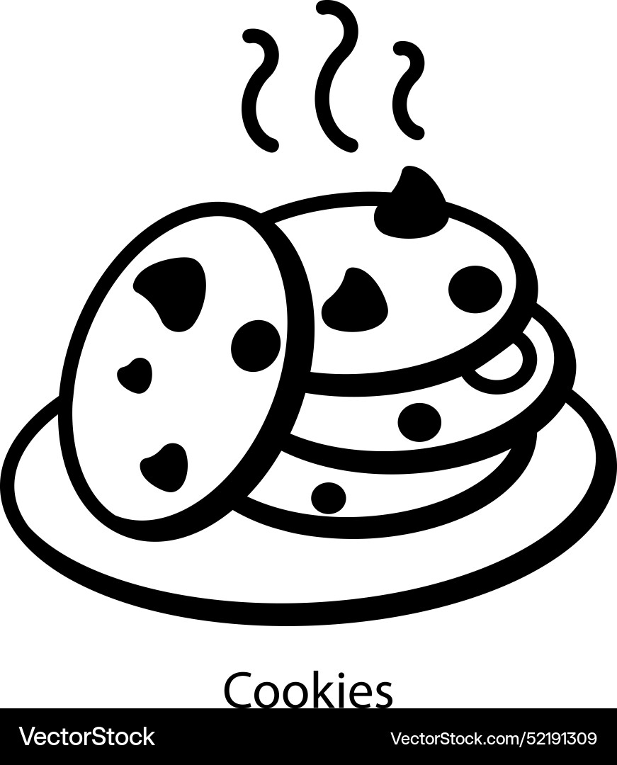 Cookies Royalty Free Vector Image - VectorStock