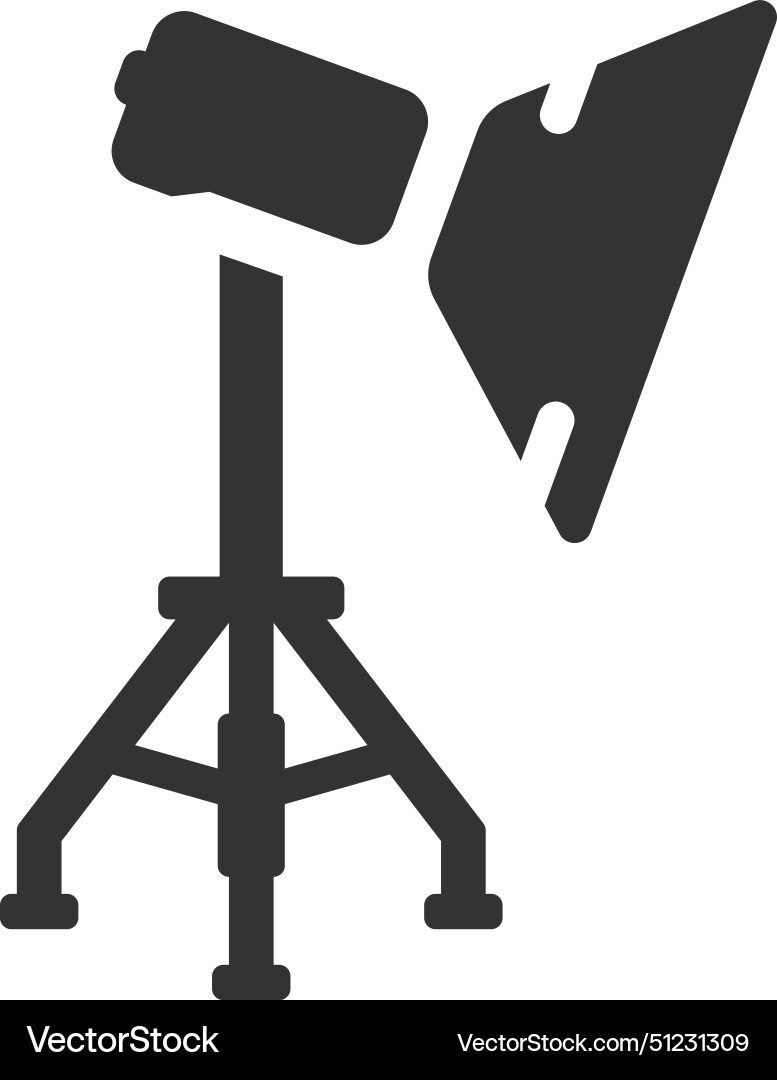 Photography lighting icon Royalty Free Vector Image