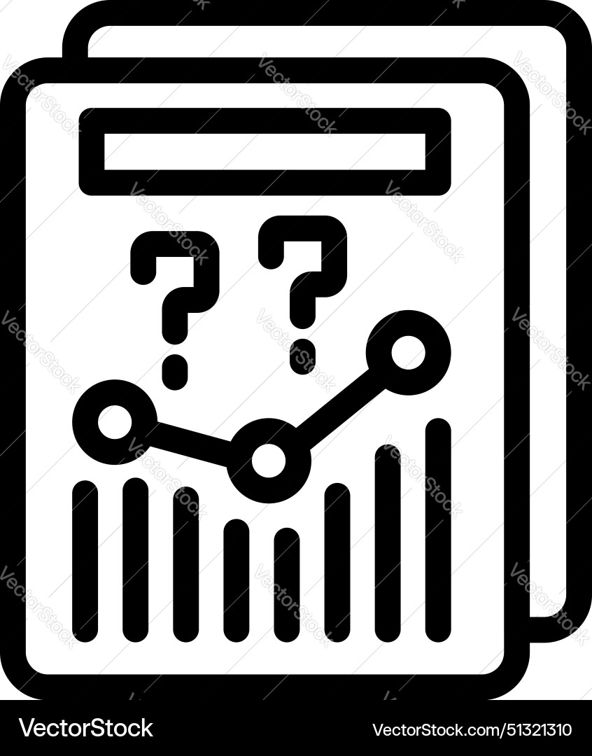 Assistance page icon outline customer Royalty Free Vector