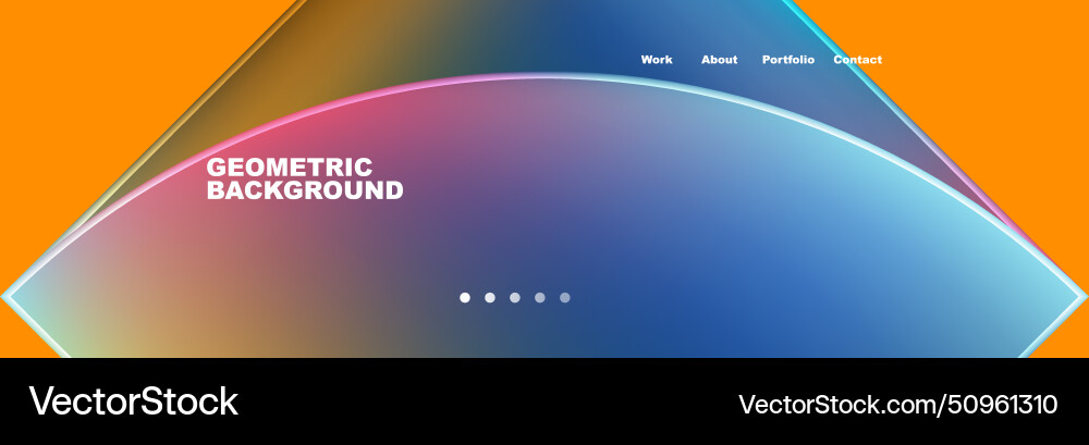 Trendy simple round triangle and circle with Vector Image