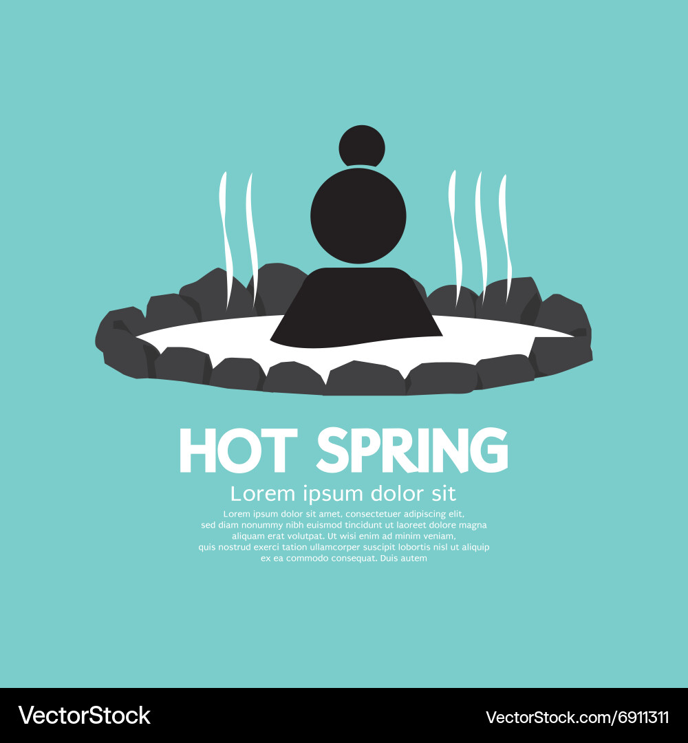 Hot Spring Logo Chena Hot Springs Resort Logo GPC Design | The Lipco