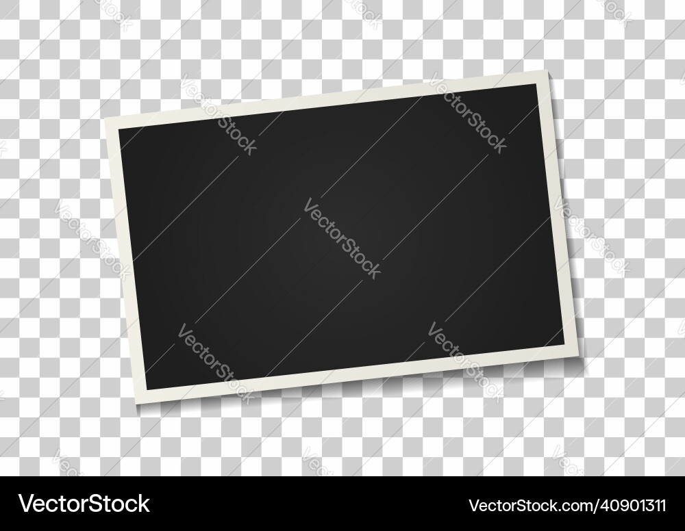 Photo frame paper photoframe picture Royalty Free Vector