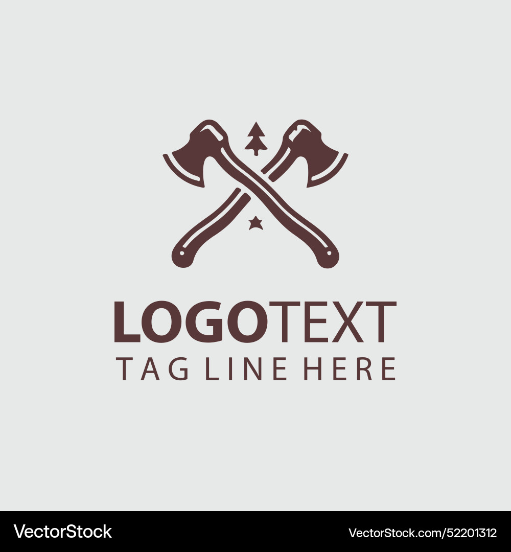 Axe logo Royalty Free Vector Image - VectorStock