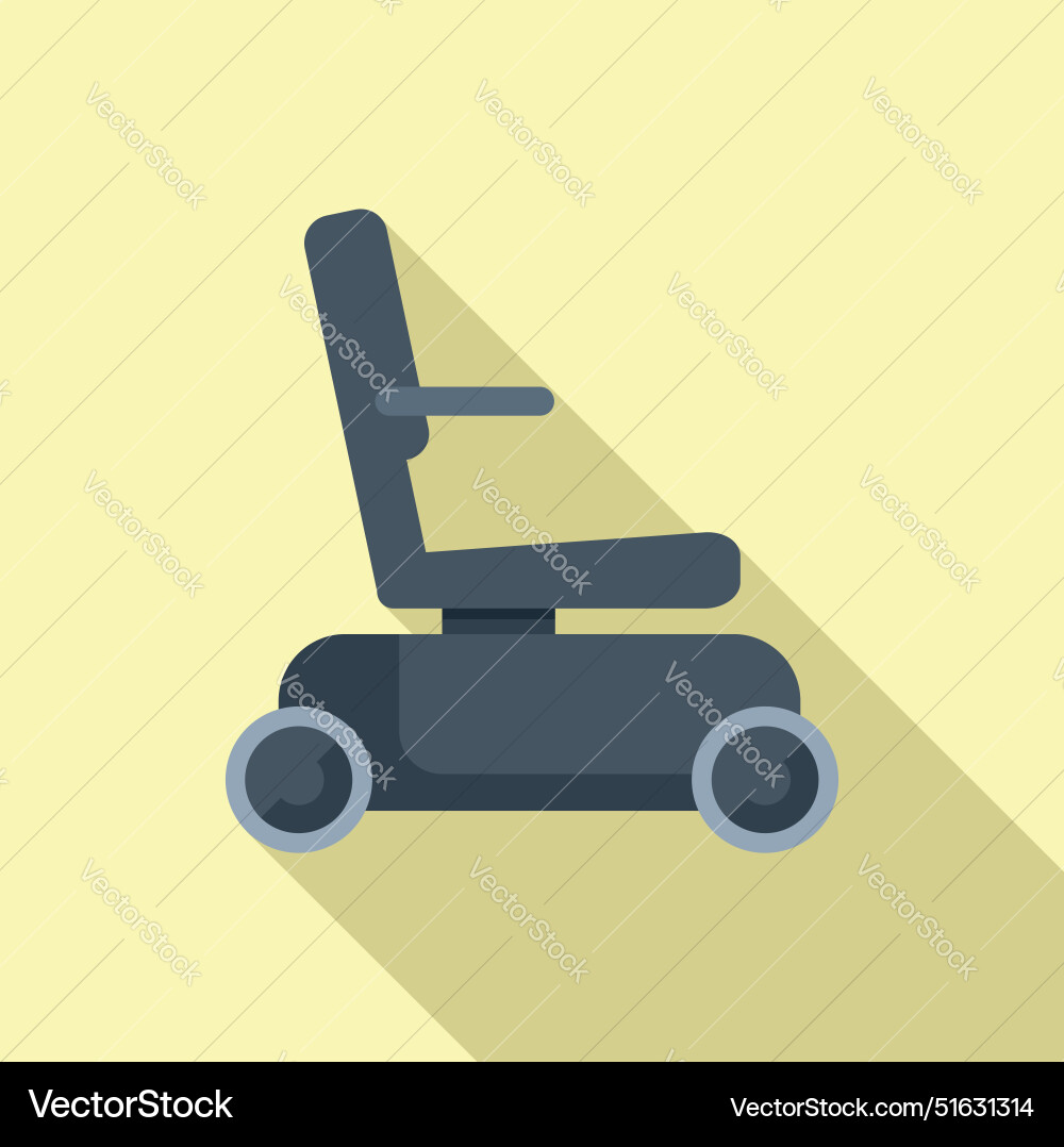 Electric wheelchair providing mobility and Vector Image