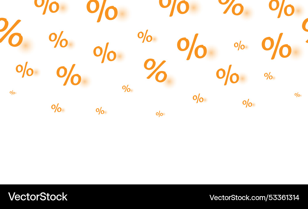 Percentage discount pattern shopping sale Vector Image