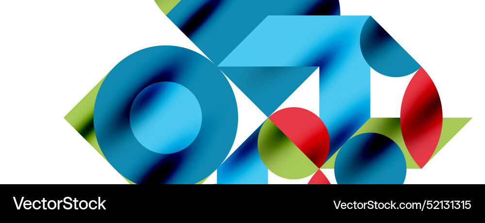 Circle pattern round elements with lines Vector Image