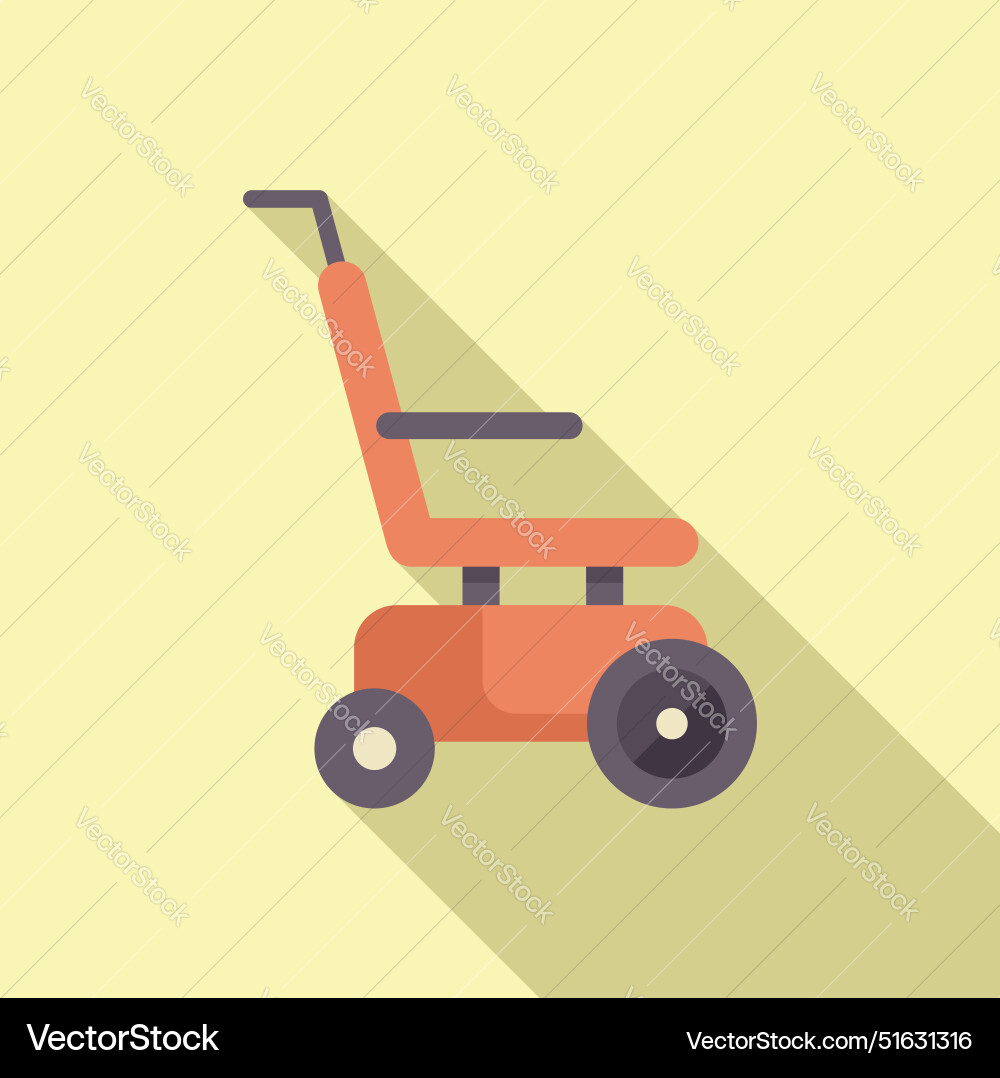 Electric wheelchair providing mobility and Vector Image