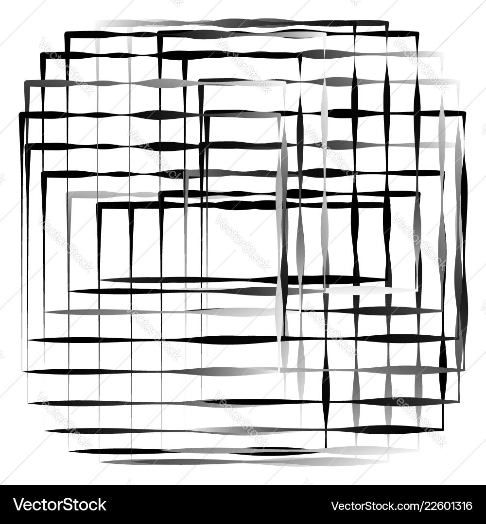 Geometric abstract with irregular squares modern Vector Image