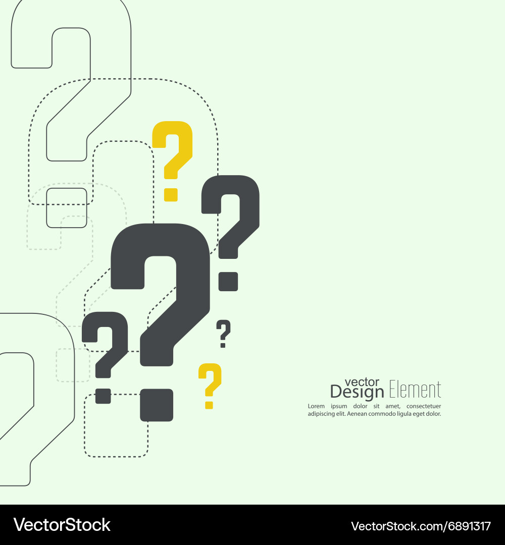 Question mark icon Royalty Free Vector Image - VectorStock