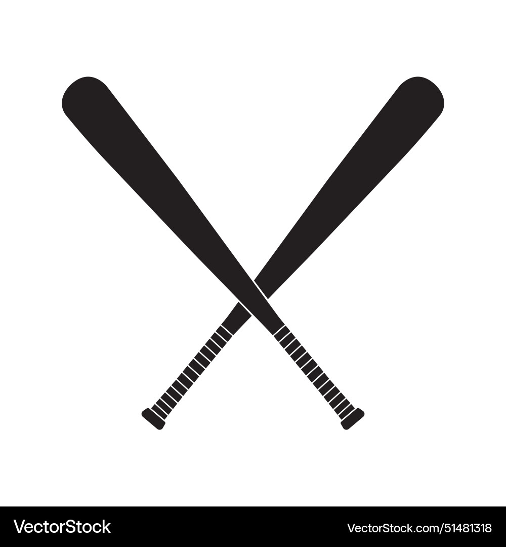 Baseball bat icon Royalty Free Vector Image - VectorStock