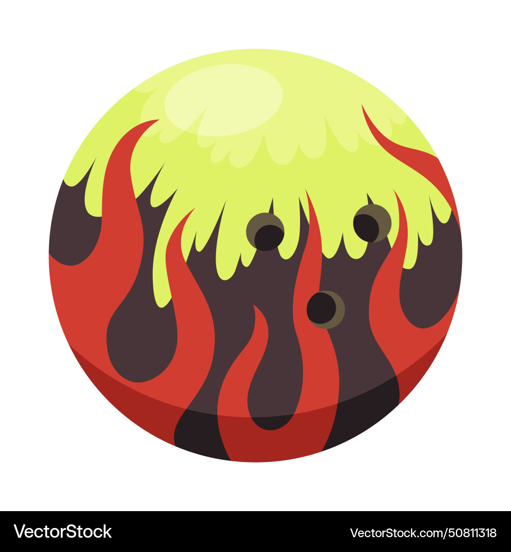 Bowling ball realistic sport Royalty Free Vector Image