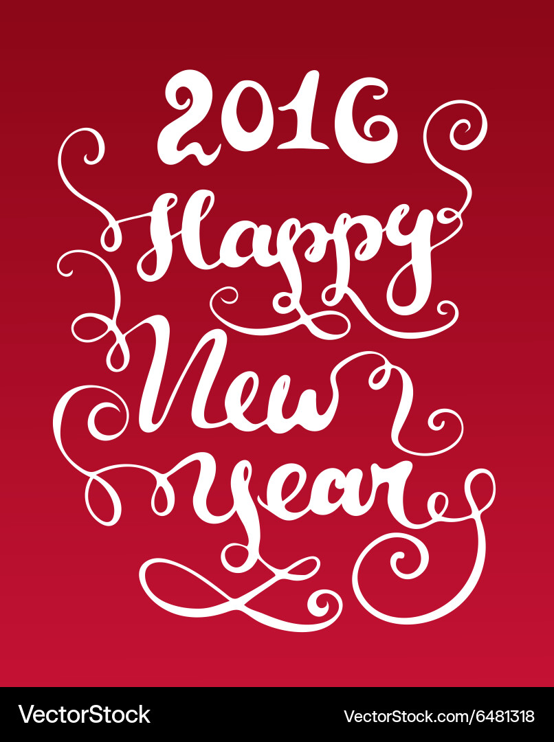 Elegant New Year Card Royalty Free Vector Image