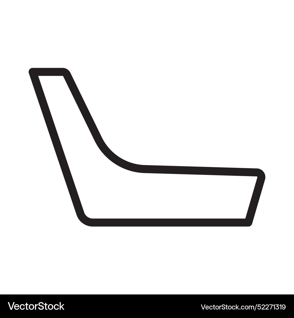 Car mud flap icon black line art logo Royalty Free Vector