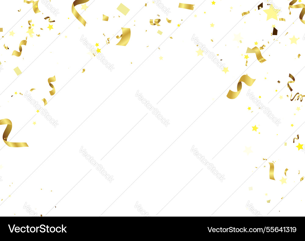 Confetti explosion on transparent background Vector Image
