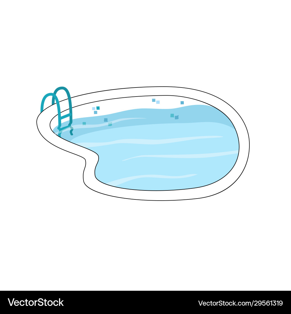 Swimming pool Royalty Free Vector Image - VectorStock